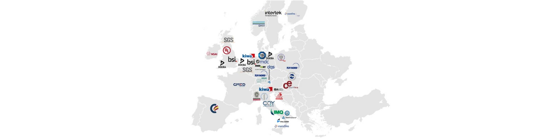 List of Notified Bodies - Map of Europe | Guide | Test Labs